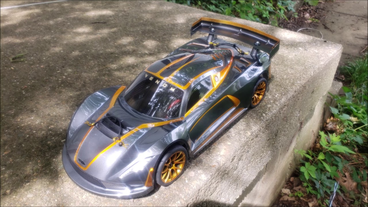 Bittydesign Venom GT Body On Traxxas 4tec 2 0 - YouTube