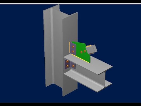 Ram connection. Designing gusset plate for bracing. - YouTube