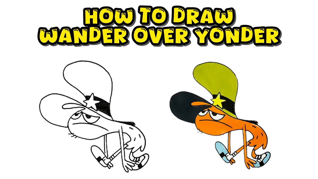 How to Draw Wander Over Yonder Main Character – Step-by-Step Tutorial ...