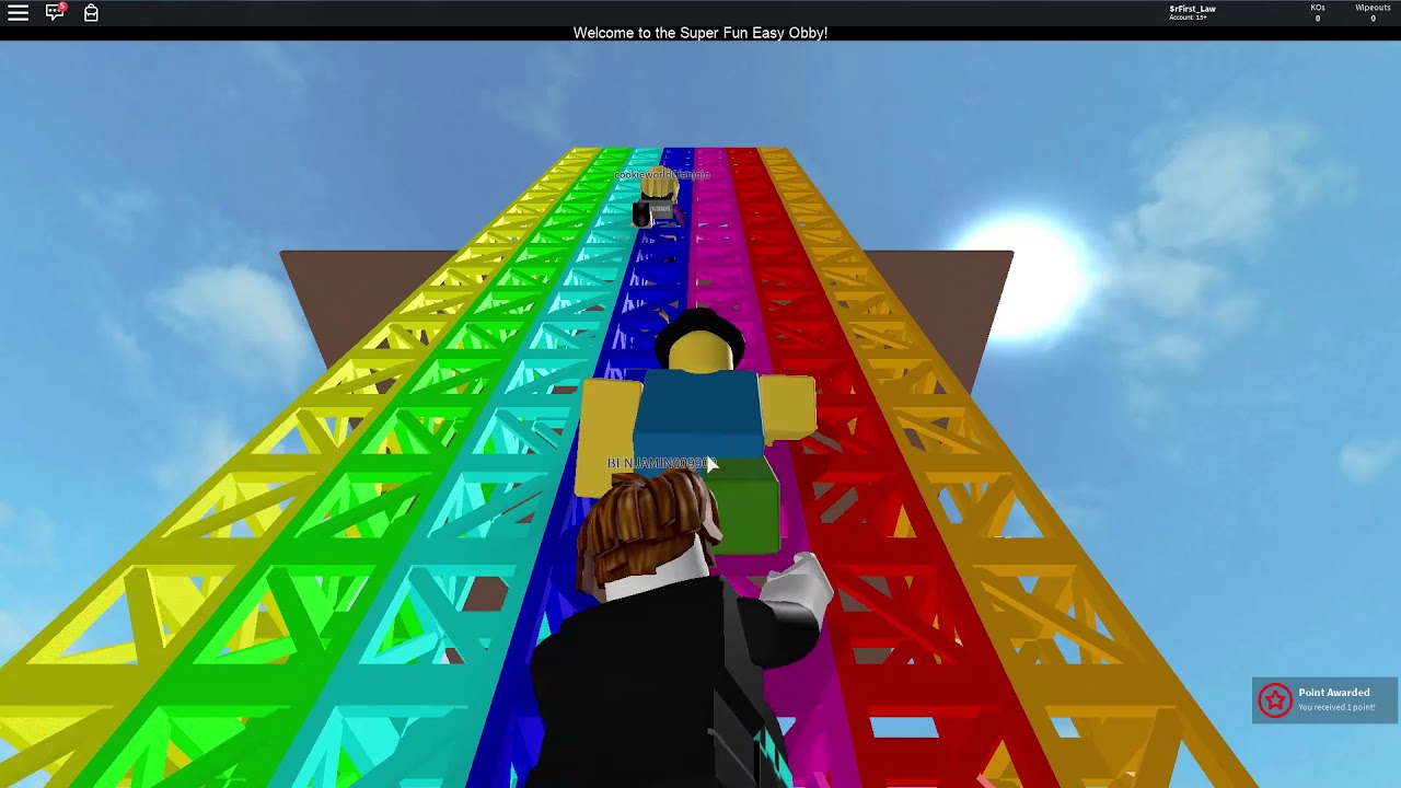 Some random roblox obby but the video ends when I die - YouTube