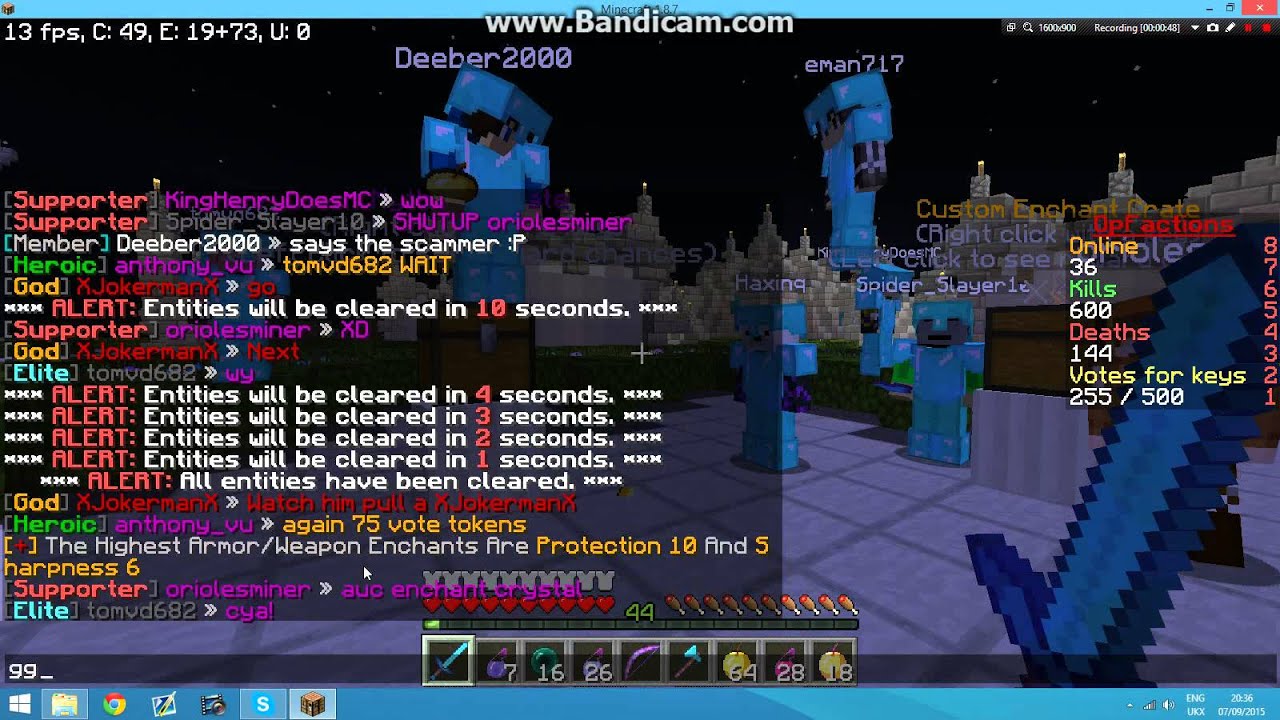 Minecraft crates /w anthony_vu Opening his crate keys! - YouTube