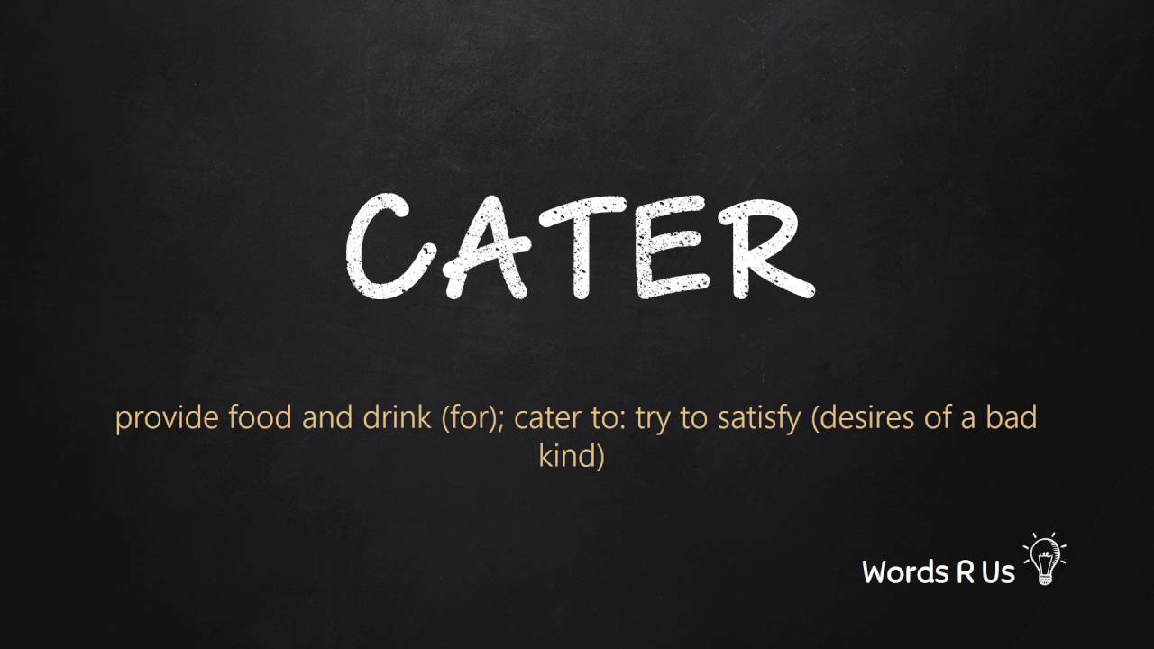 How to Pronounce CATER in American English - YouTube