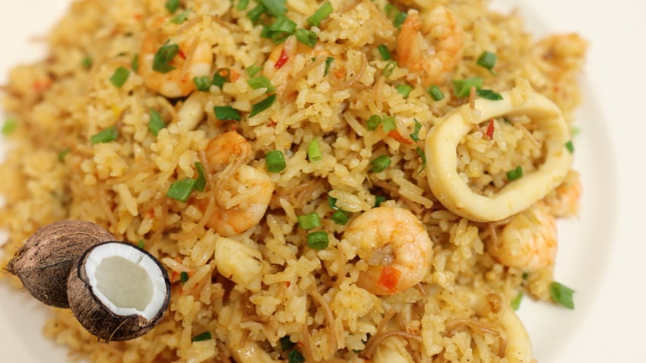 COCONUT 🥥 AND VERMICELLI RICE| Shalou Cuisine - YouTube