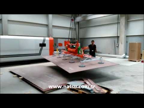 Gezer Vinçte Vakumla Sac Kaldırma Ve Taşıma #vacuumlift  #vacuumlifters