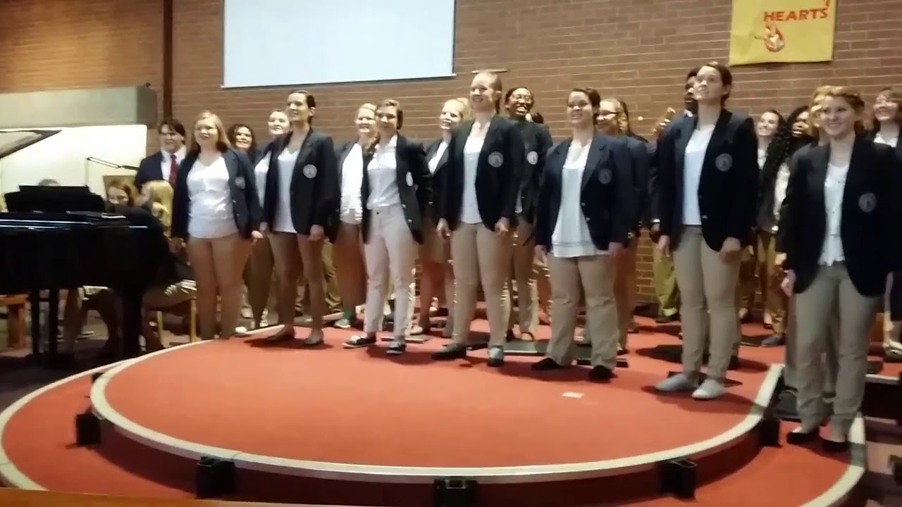 Centenary College Choir at Wrexham Methodist Church, Wales - YouTube