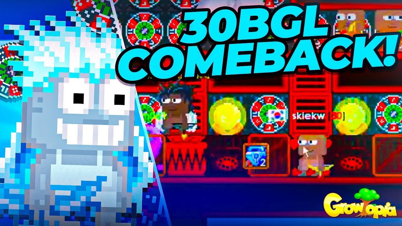 30 Bgl Come Back Reme İnsane Win | Growtopia Reme - YouTube