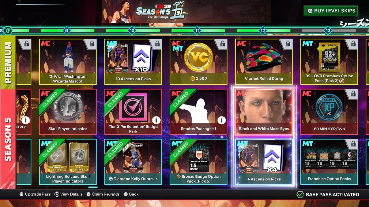 NBA 2K25 MYTEAM LEVEL 40 GRIND BEGINNING STAGES LEVEL 12 PICK 4 ...