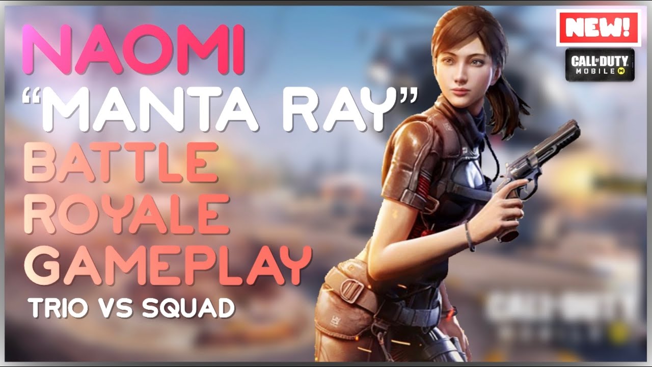 NAOMI MIZUSHIMA (MANTA RAY) BATTLE ROYALE GAMEPLAY (TRIO vs SQUAD ...