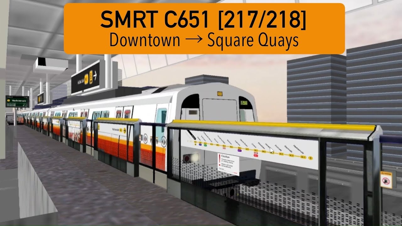 SGBVE / Harbourvale: Refurbished C651 [217/218] - Downtown → Square ...