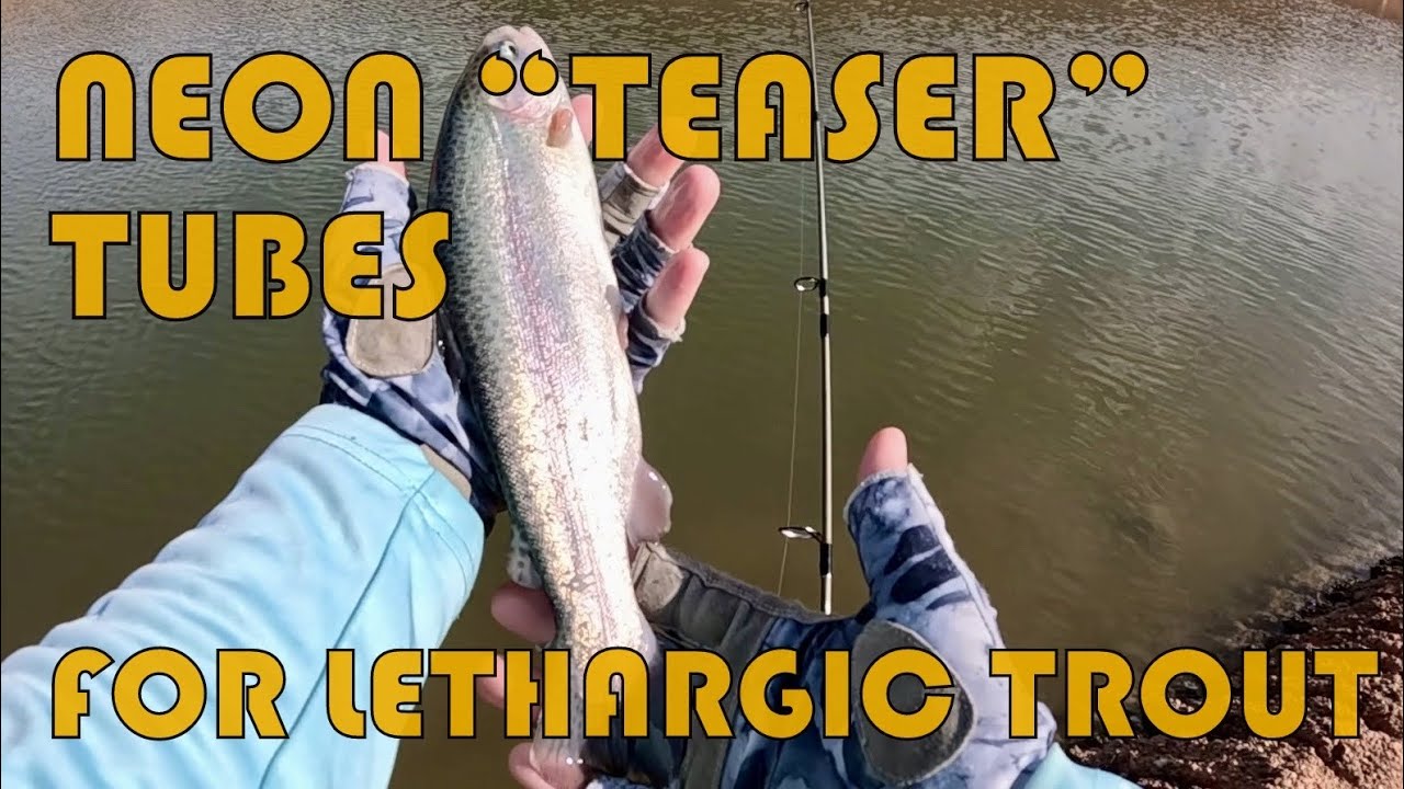 Fishing Neon “Teaser” Tubes for Lethargic Rainbow Trout - YouTube