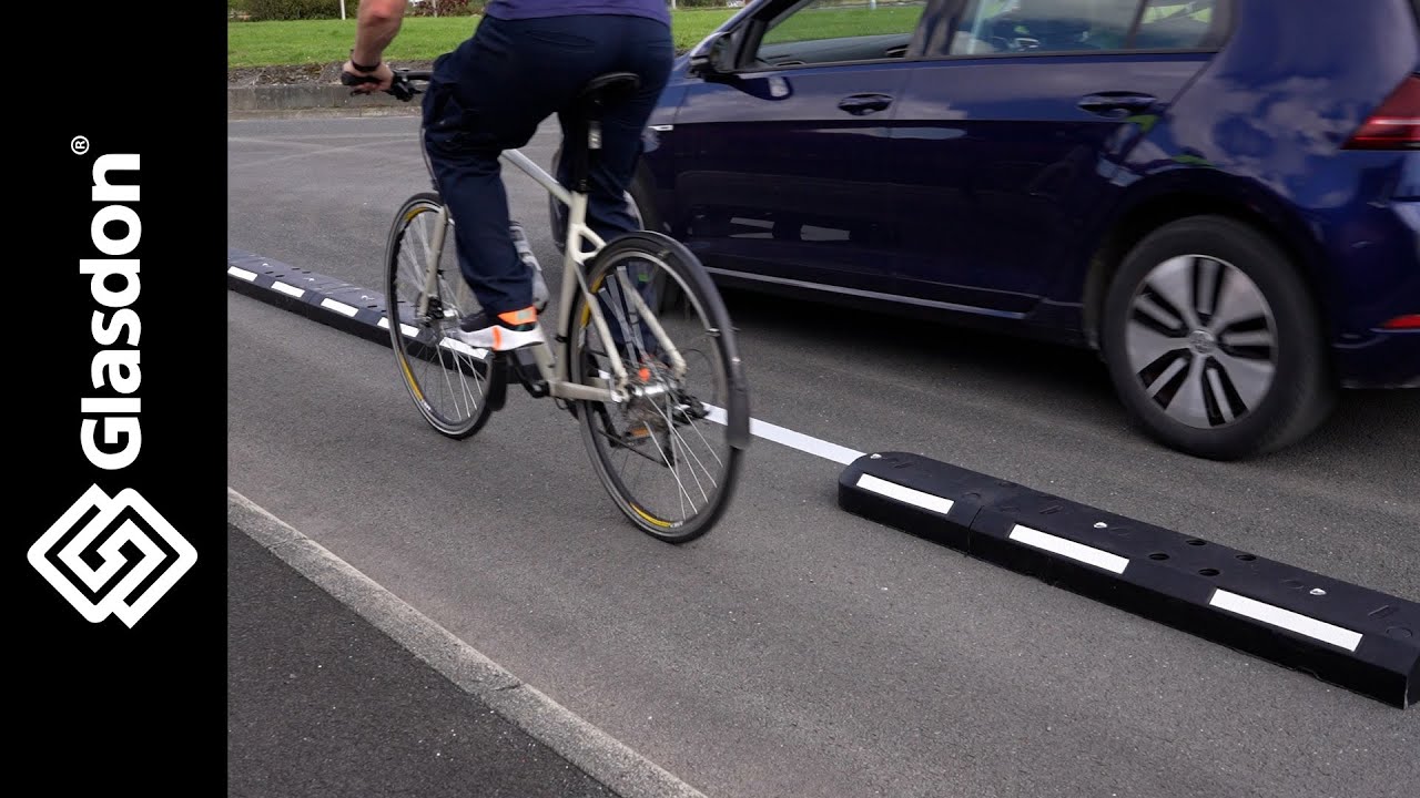 Glasdon UK | Endurokerb™ Cycle Lane Defender - YouTube