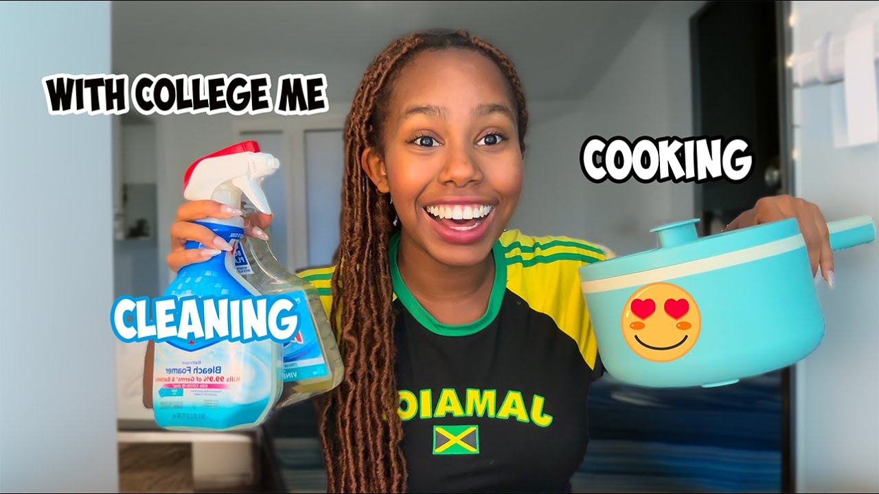 MY COLLEGE DORM REFRESH + Dorm meals and cleaning - YouTube