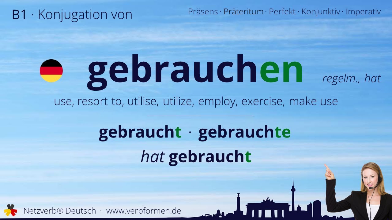 Konjugation Verb „gebrauchen“ (regelm., hat) - alle Zeitformen ...