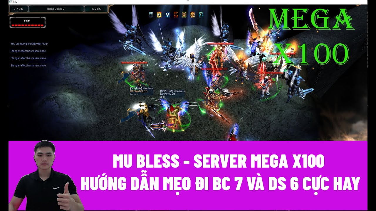 MU BLESS - SEVER MEGA X100 - Hướng Dẫn Đi BC 7 - DS6 Đúng Cách Và Tối ...