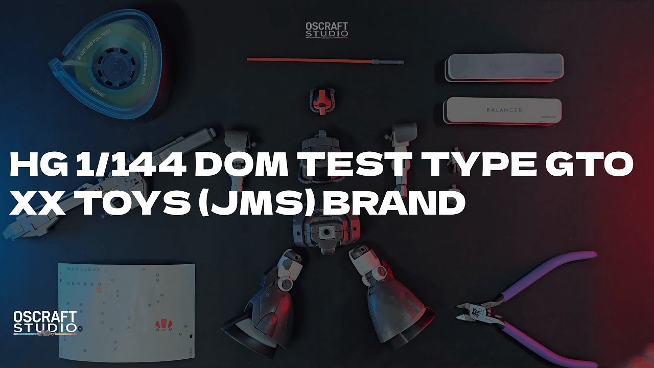 XX Toys (JMS) HG 1/144 Dom Test Type GTO - ASMR Speed Build, Unbox and ...