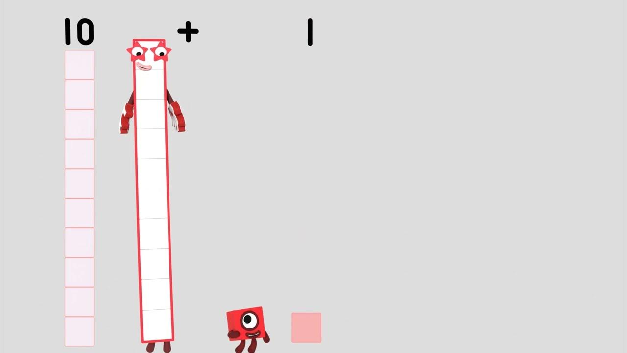 Numberblocks Animation Test - Adding to Eleven - YouTube
