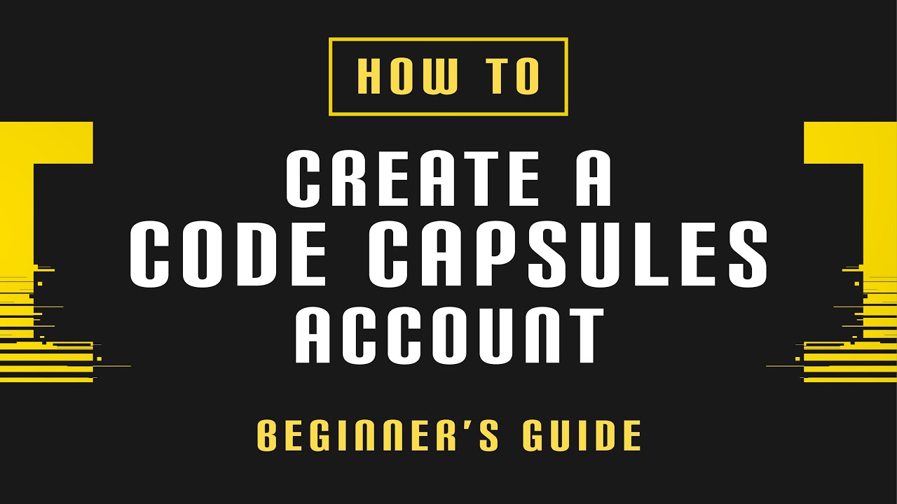 Creating a Code Capsules Account - YouTube