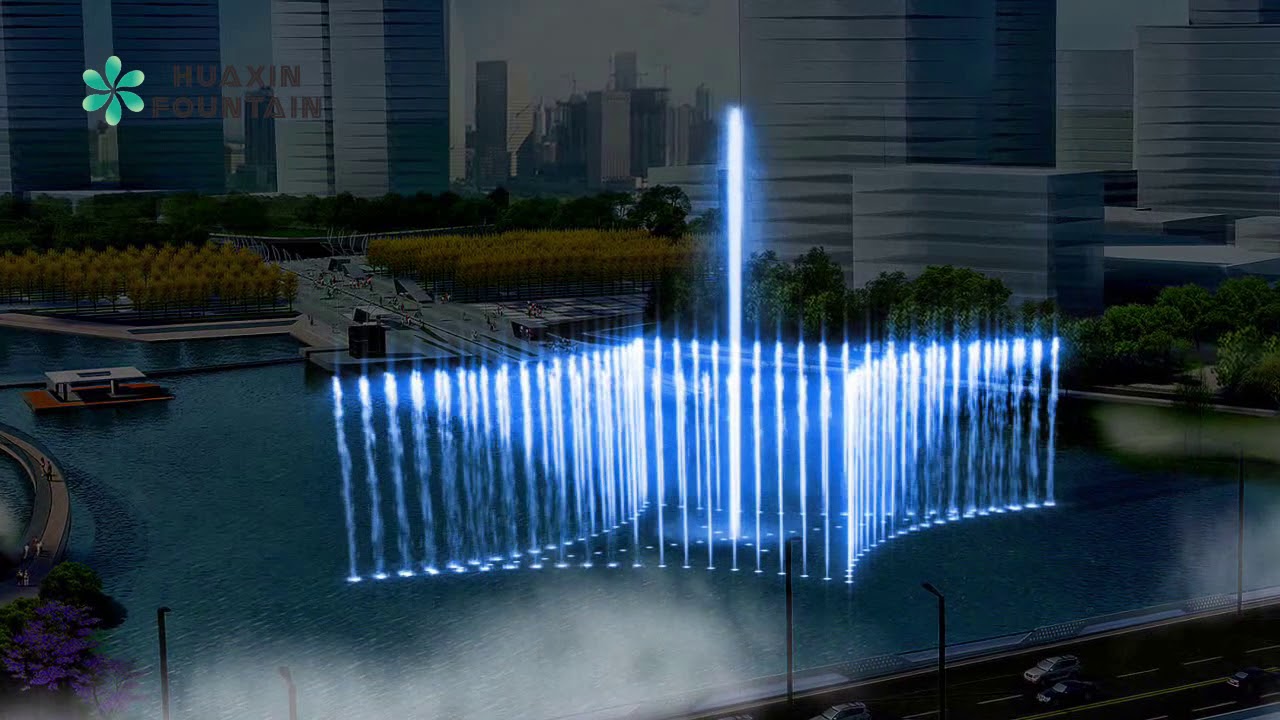 Floating Musical Running Fountain - YouTube