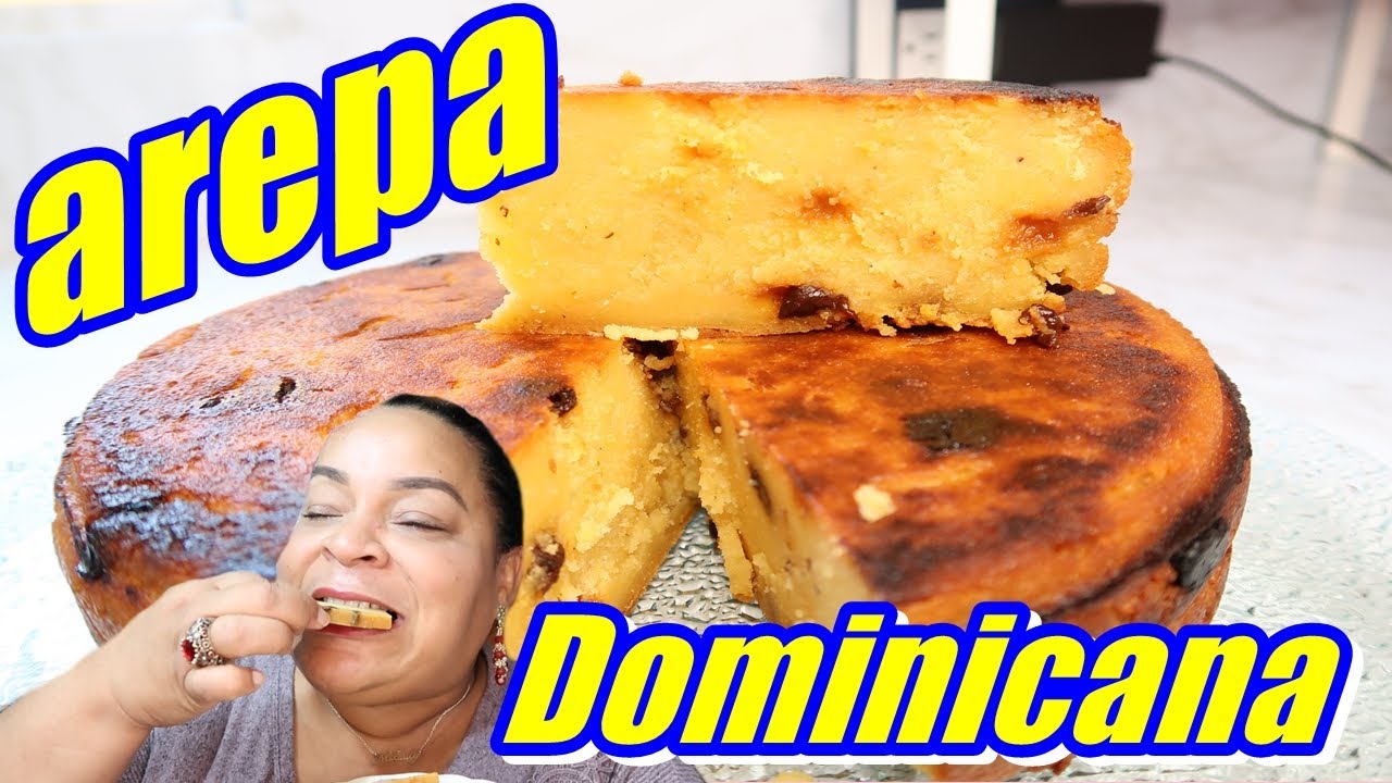 AREPA DOMINICANA/ RECETA PASO A PASO - YouTube