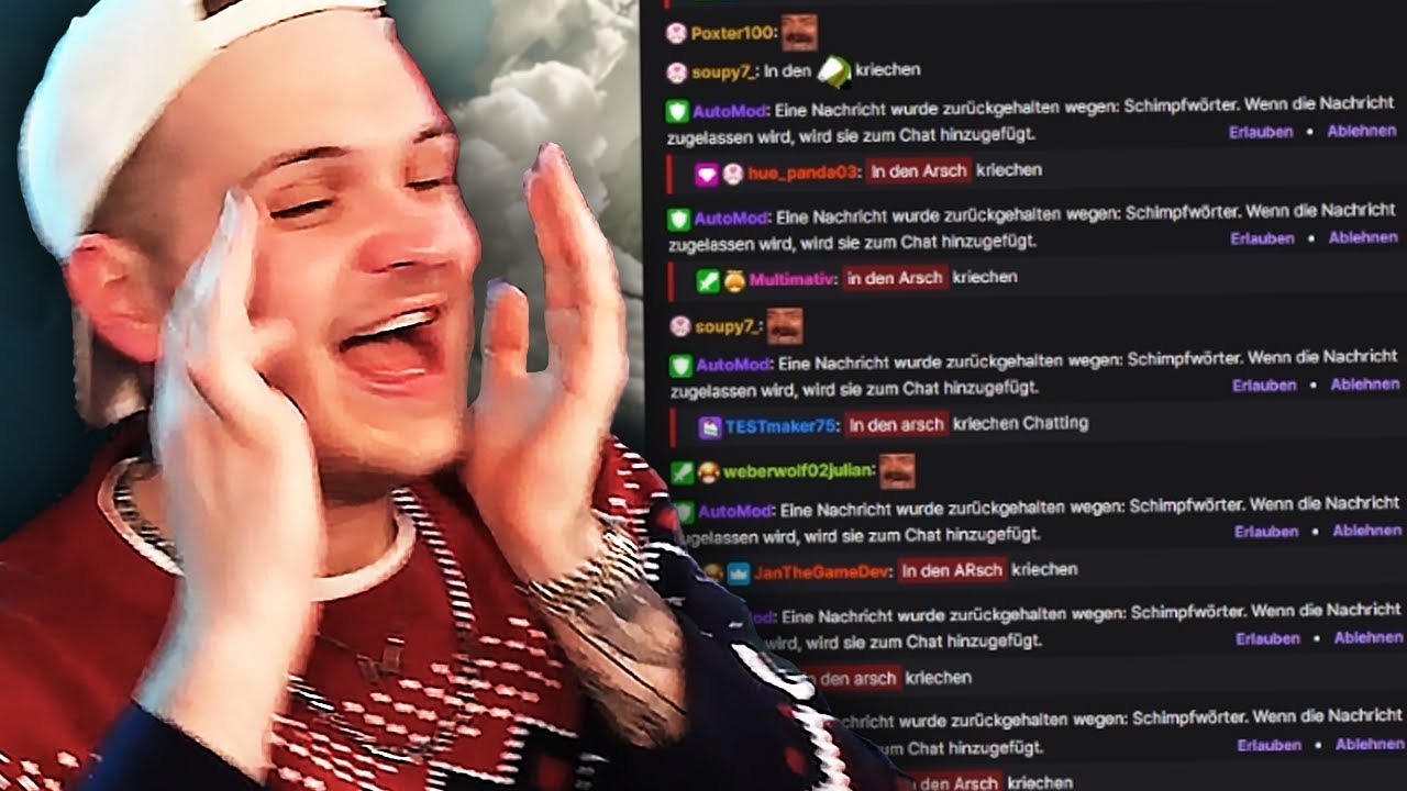 Twitch-Automod hat was gegen Arschkriecher - YouTube
