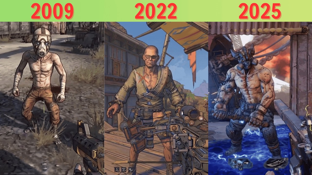 Evolution of Borderlands Games (2009–2025) | All Games Evolution ...