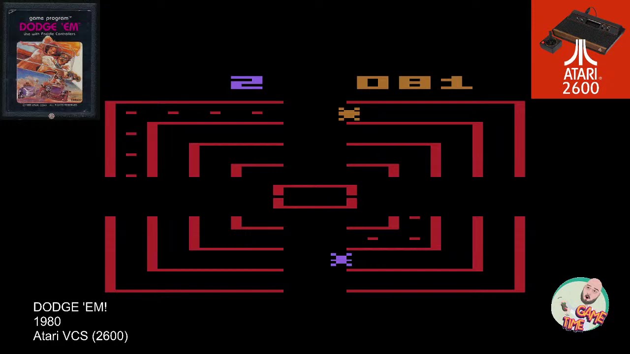 Dodge 'Em! - Atari VCS (2600) - YouTube