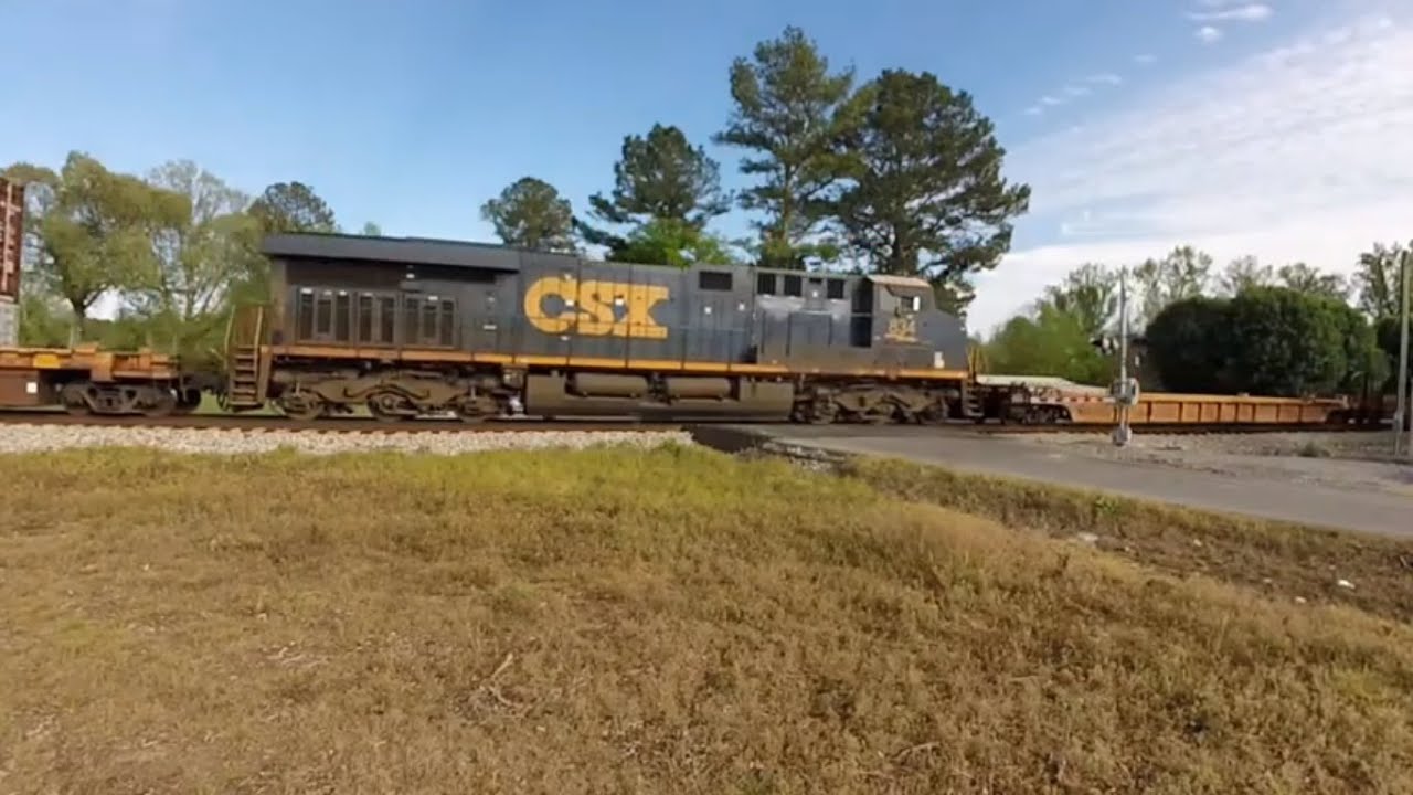 CSX Q126 at with Seaboard System Heritage Logo Locomotive - YouTube
