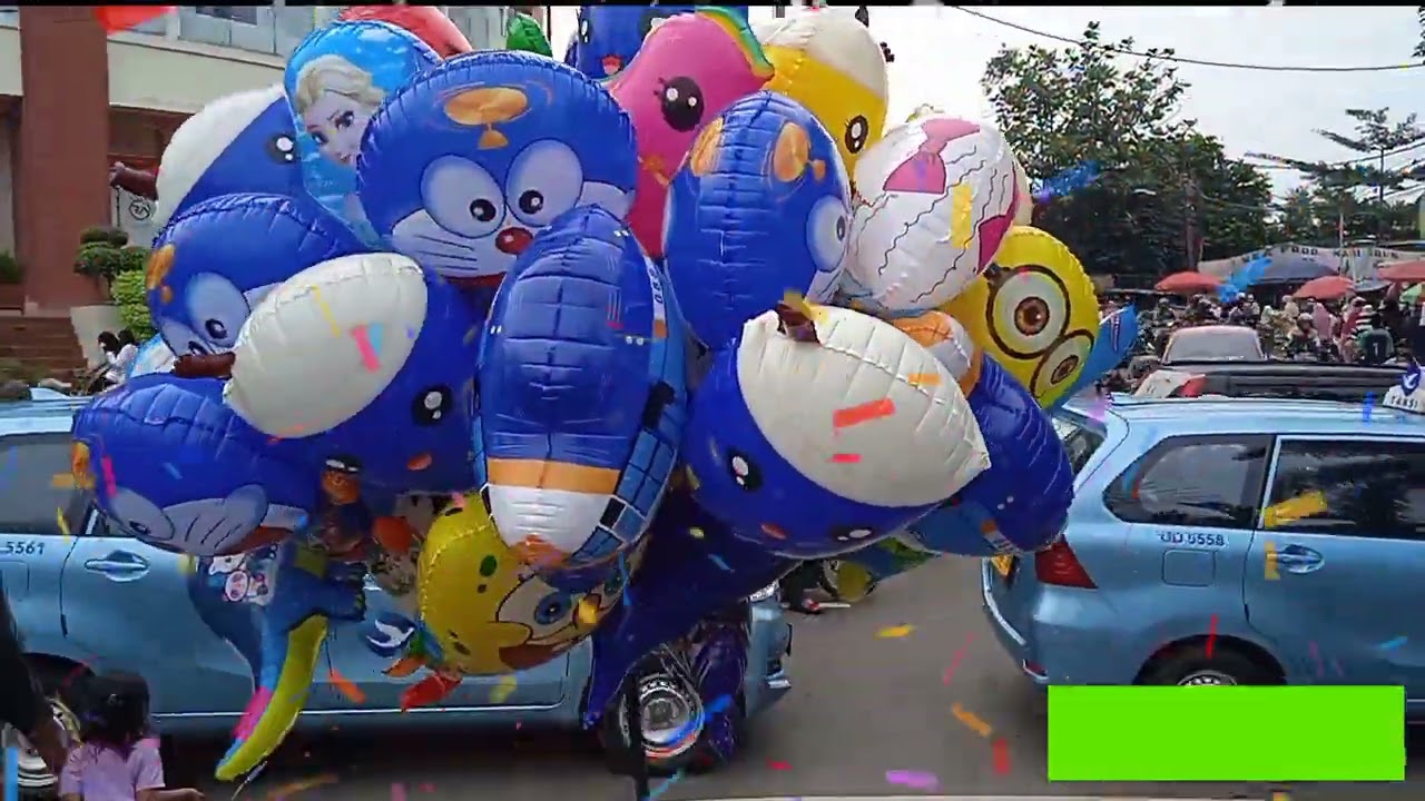 Balon lucu Warna Warni - YouTube