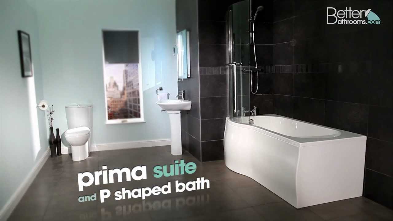 Prima and P-Shaped Bath Suite - YouTube