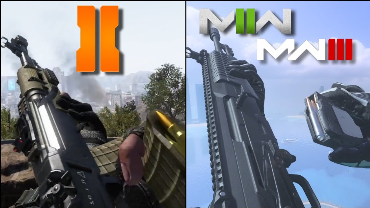 Black Ops 2 vs Modern Warfare II/III | Weapon Comparison - YouTube