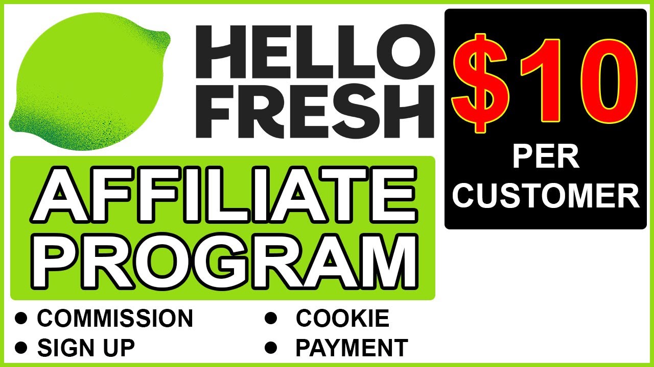 Hello Fresh Affiliate Program | Earn Money from HelloFresh.com - YouTube