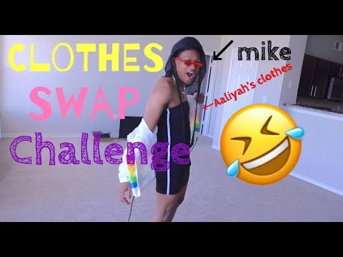 HILARIOUS COUPLE CLOTHES SWAP CHALLENGE!!
