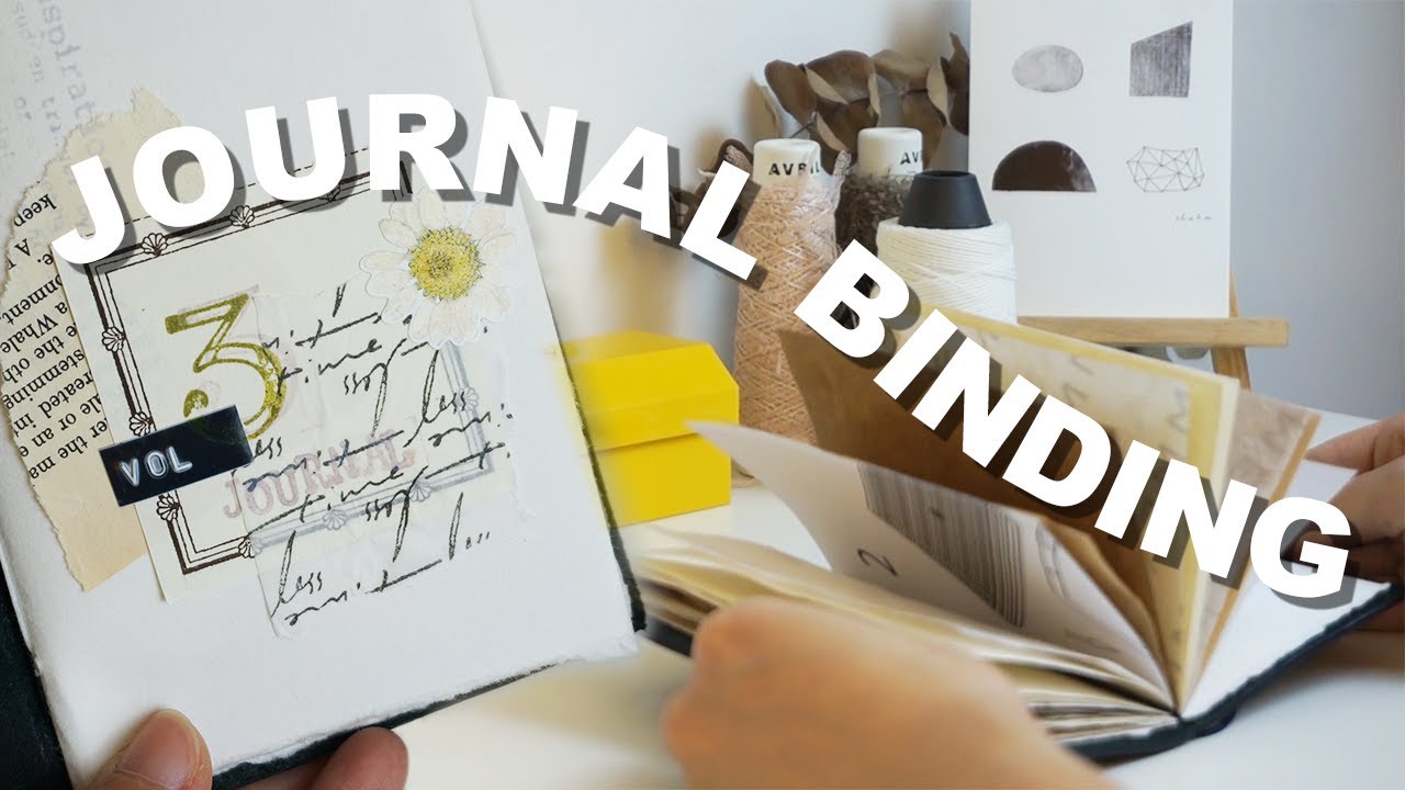 HOW TO BIND A JOURNAL BOOK | Traveler's Notebook insert DIY | Junk ...