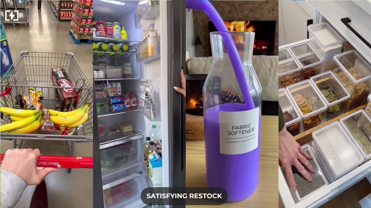 Restocking and Organization | Kitchen Restock | Satisfying Restock ...