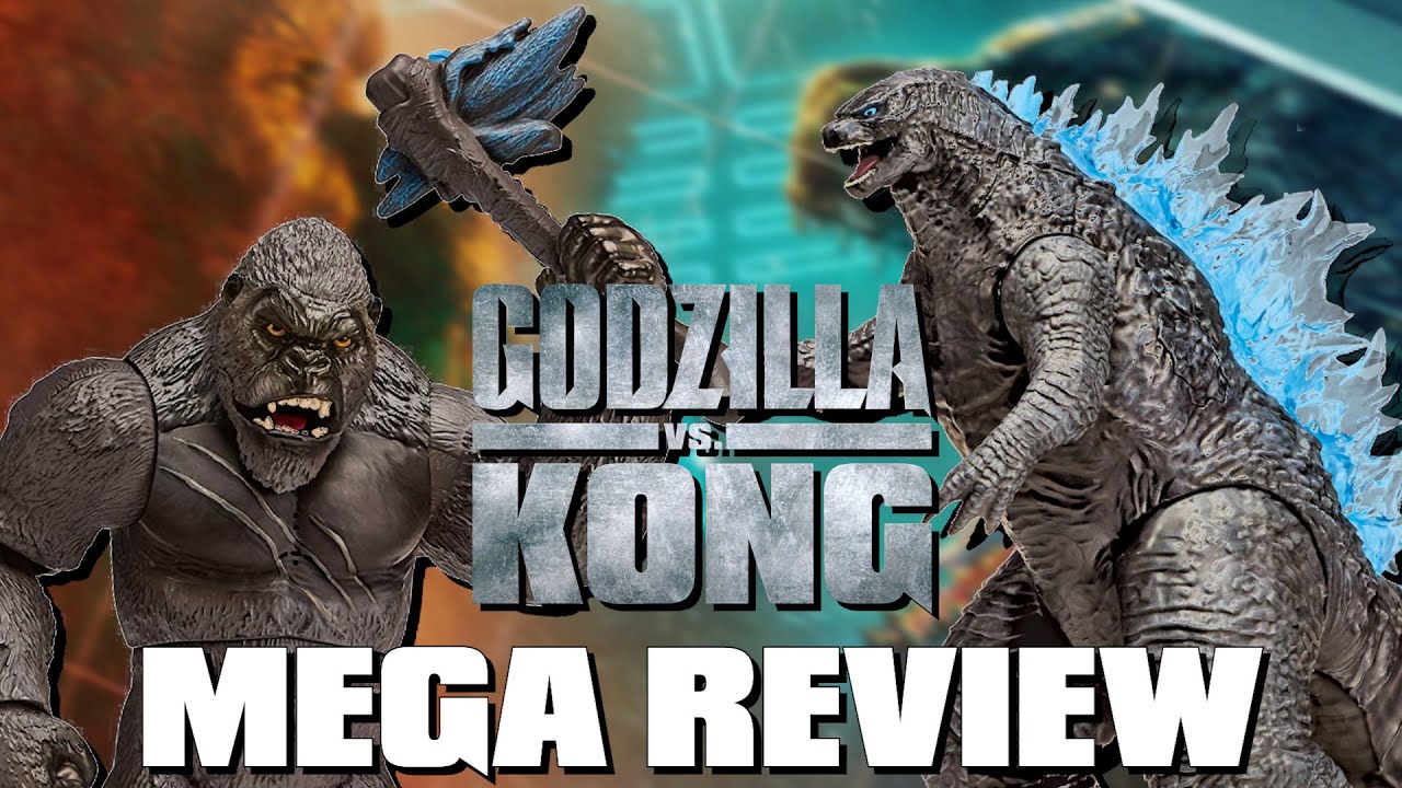 Playmates MEGA Godzilla and MEGA Kong Review - Godzilla VS Kong - YouTube
