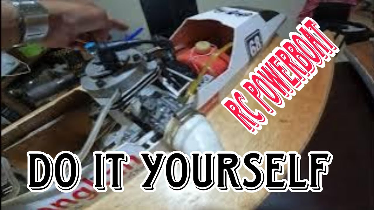 How they made a remote control powerboat by myself DIY boat tutorial ...