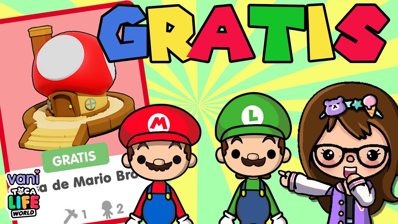 CASA GRATIS DE MARIO BROS EN TOCA LIFE WORLD ! - YouTube