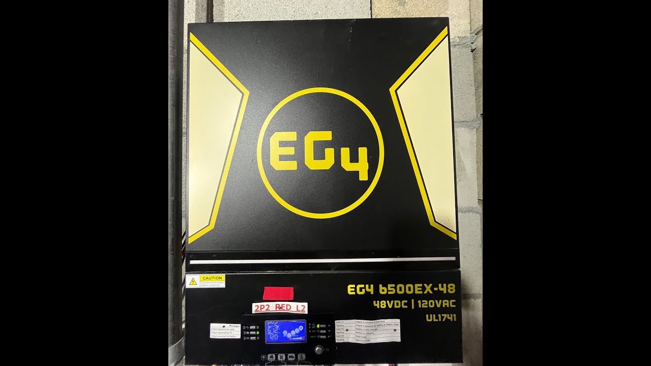 Signature Solar EG4 6500ex Inverter Filter Hack - YouTube