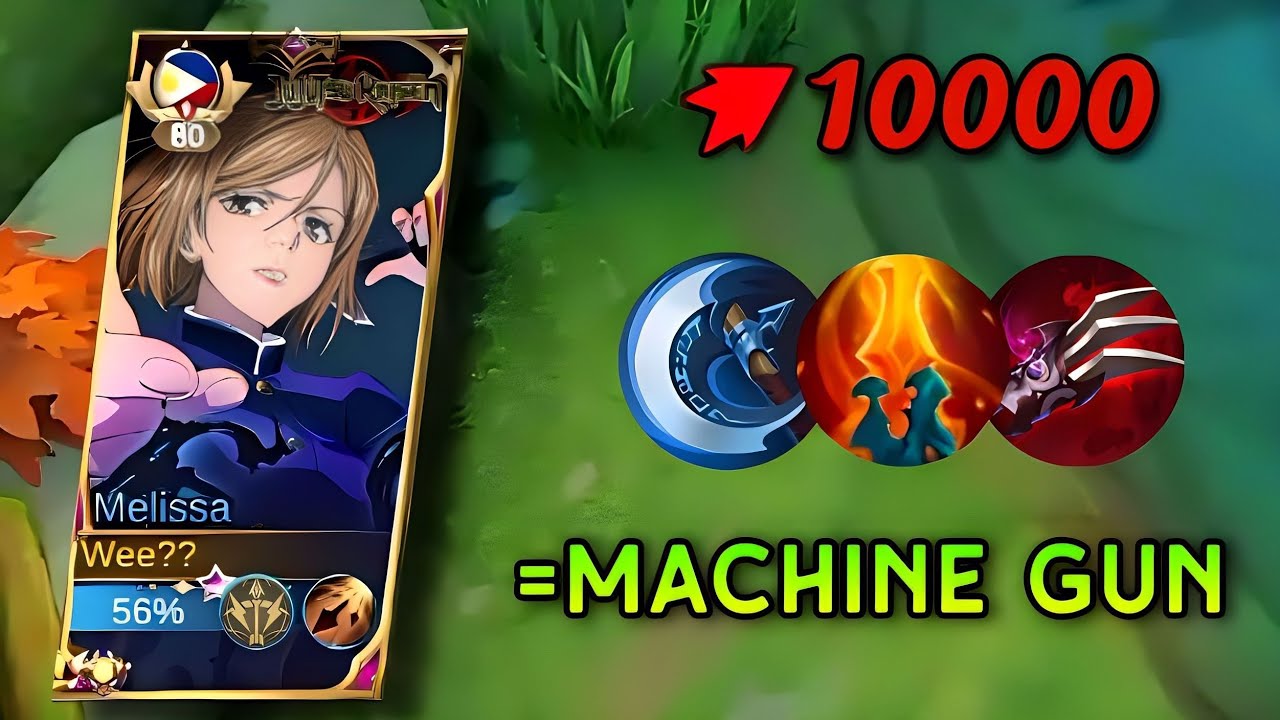 MELISSA NEW MACHINE GUN BUILD!!🔥 MELISSA BEST BUILD 2023!? - YouTube
