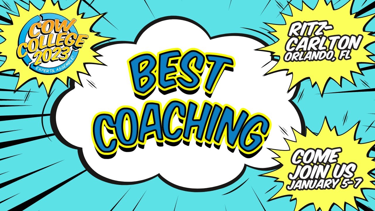Best Coaching in the Industry - COW College 2023! - YouTube