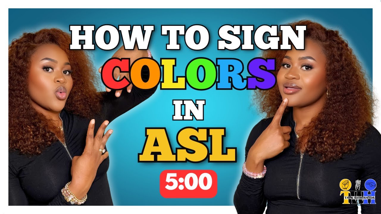 ASL Colors for Beginners | Easy Sign Language Tutorial - YouTube