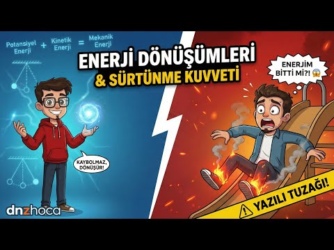 7. Sınıf Fen: Enerji Dönüşümleri ve Sürtünme Kuvveti (YAZILIYA HAZIRLIK)