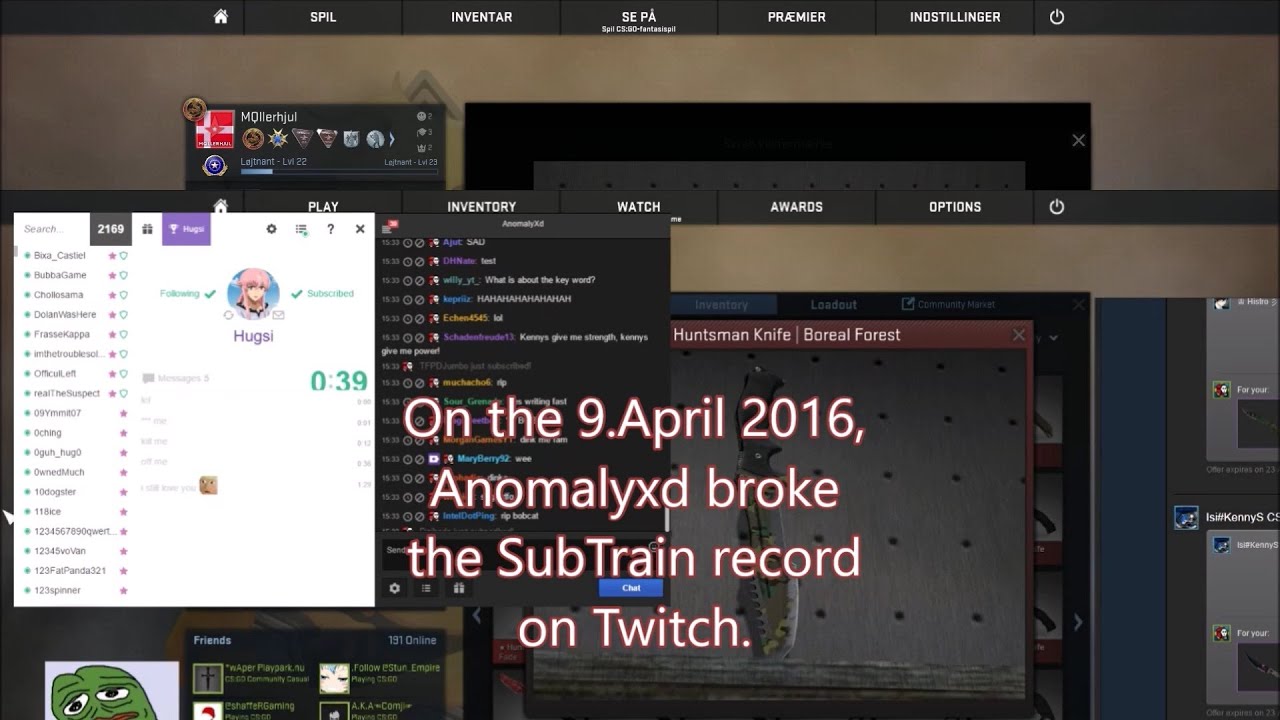 Anomaly Breaks Subtrain Record on Twitch 9. April 2016 11K+ - YouTube