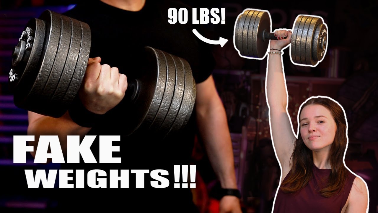How to Make Fake Weights - Light EVA Foam Dumbbells Perfect for Cosplay ...