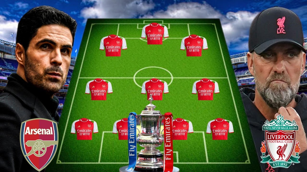 ARSENAL POTENTIAL/POSSIBLE LINE-UP AGAINST LIVERPOOL IN AN FA CUP MATCH ...