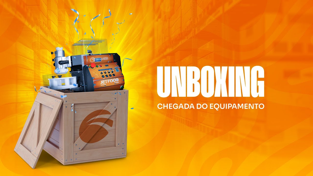 Unboxing Interlaser: Passo a passo de abertura da caixa - YouTube