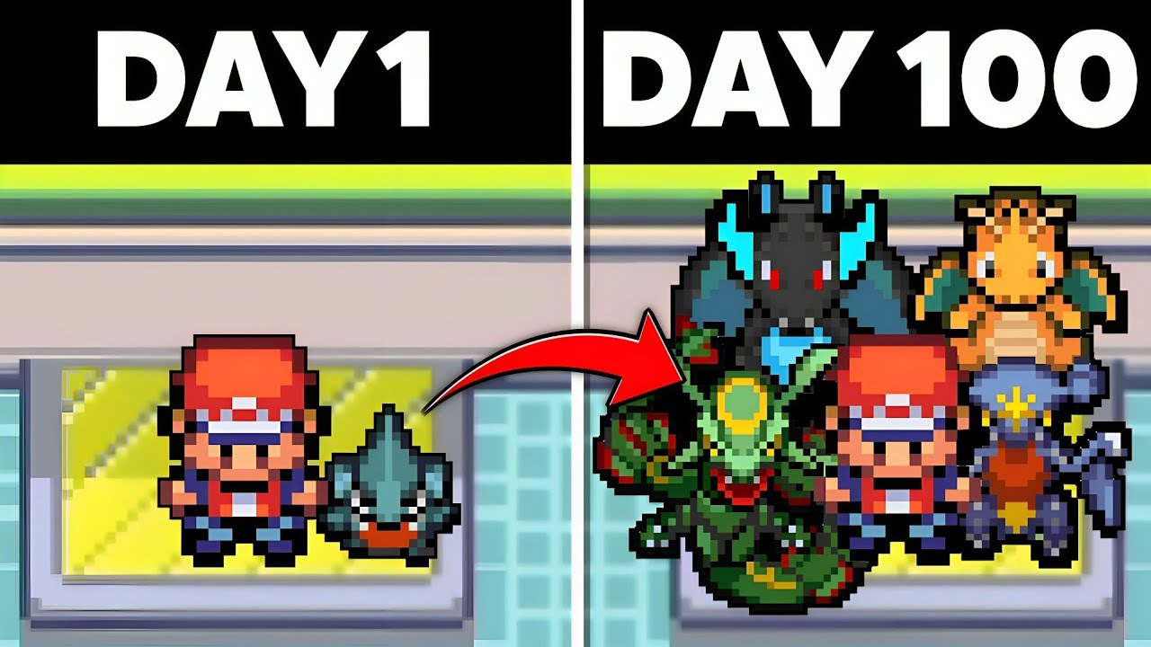 I Survived 100 Days As a Gym Leader in This Pokemon Fan Game - YouTube