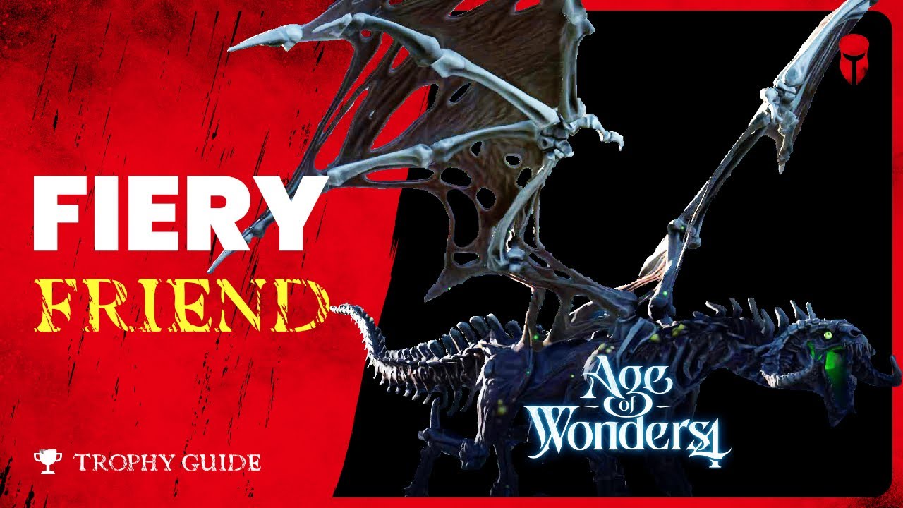 Where to find a dragon // Fiery Friend trophy guide // Age of Wonders 4 ...