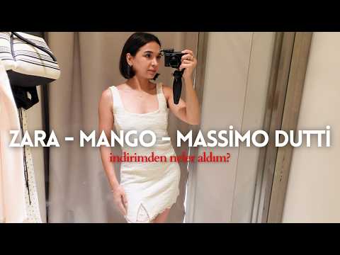 Zara, Mango & Massimo Dutti İndiriminden Neler Aldım? 🛍️ Denemeli Alışveriş