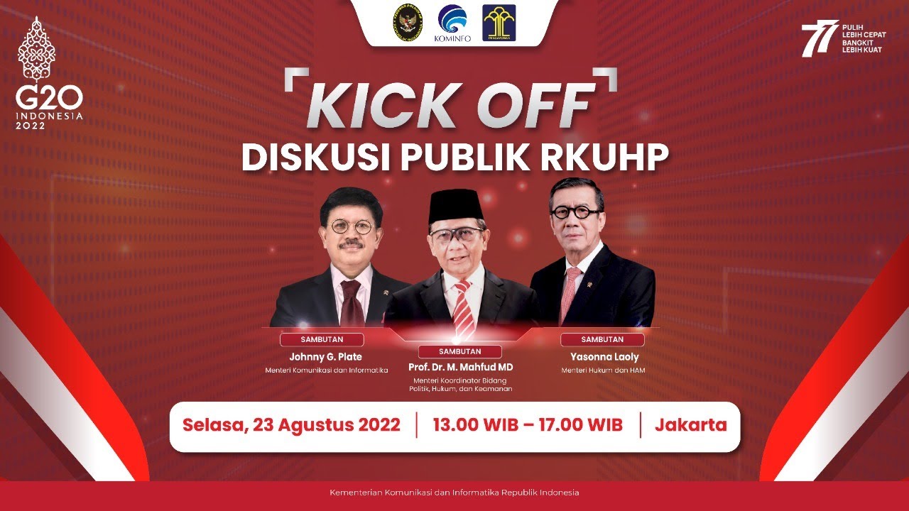 Kick Off Dialog Publik RKUHP YouTube Kick Off Dialog Publik RKUHP YouTube